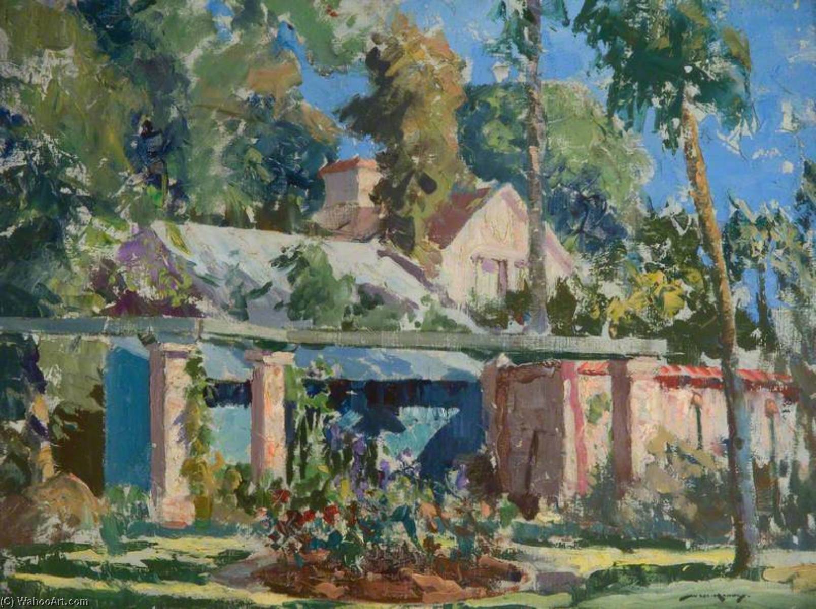 Holen Museumsqualität Prints In meinem Garten von William Lee Hankey ...